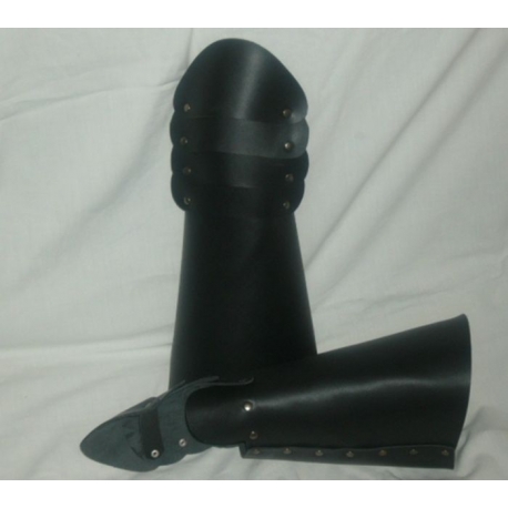 Rytířské Rukavice Kožené - Fantasy Meče