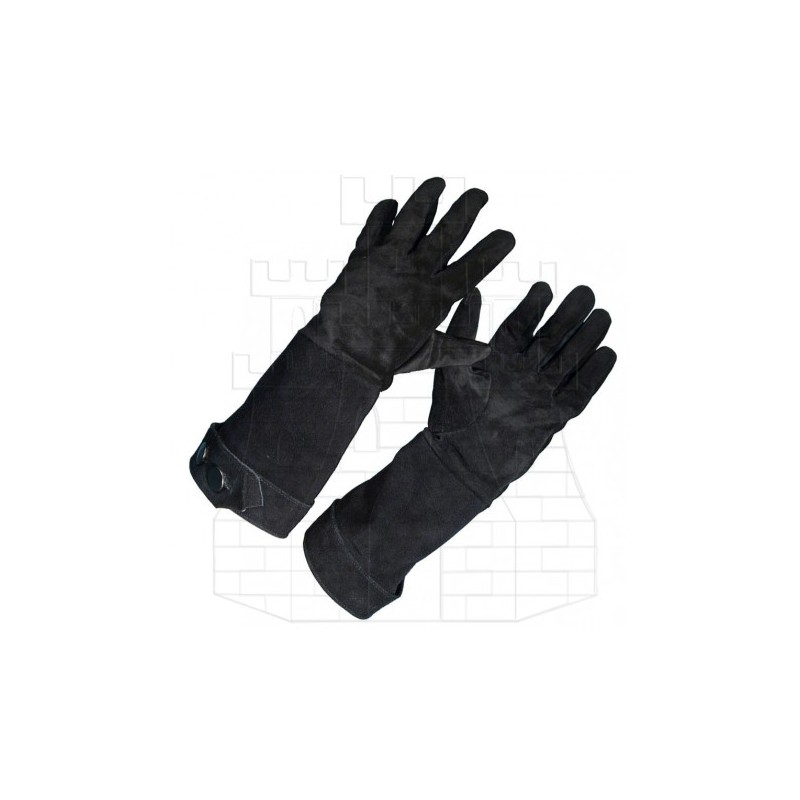 Rytířské Rukavice Kožené - Fantasy Meče