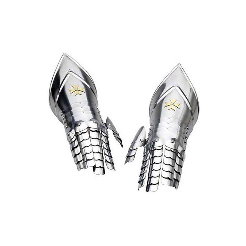 Rytířské Rukavice-Templářský Kříž - Fantasy Meče